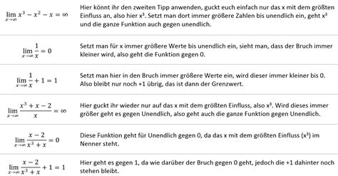 Grenzwerte Von Funktionen Berechnen Studimupde
