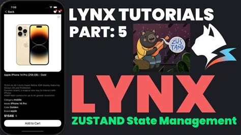 Lynx Js App Tutorial Setting Up State Using Zustand Part 5 Noor Mohammad