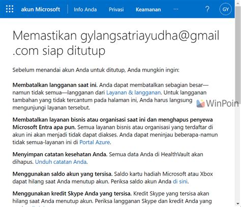 Cara Hapus Akun Microsoft Secara Permanen Winpoin