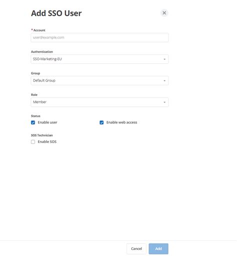 Create Sso User Splashtop On Prem Support