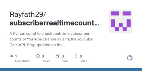Github Rayfath29subscriberrealtimecounterpewcoco A Python Script To
