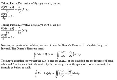 Multivariable Calculus How To Solve This Greens Theorem Question