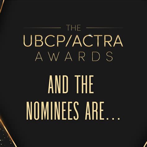 Ubcp Actra On Linkedin Ubcpactraawards