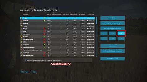 LS Sell Price Trigger ESPANOL V Farming Simulator Mod LS Mod FS Mod