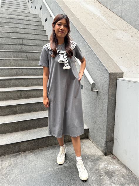 ดูไอเดียสไตล์การแต่งตัวสำหรับ「ชุดกระโปรง Airism คอตตอน แขนสั้น、เสื้อคาร์ดิแกน กันยูวี Uv