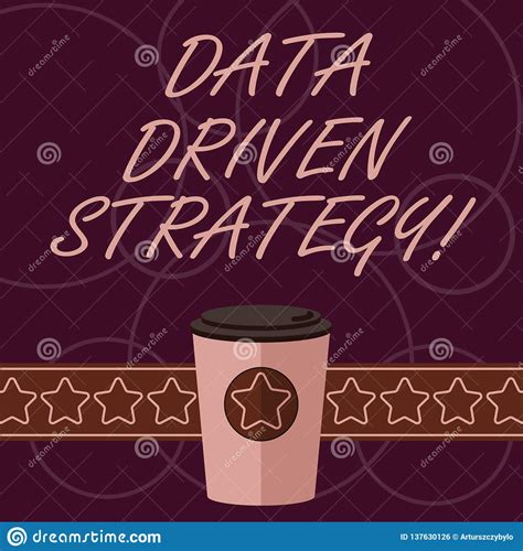 Word Writing Text Data Driven Strategy Business Concept For Decisions
