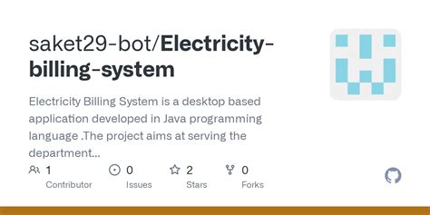 Github Saket29 Botelectricity Billing System Electricity Billing