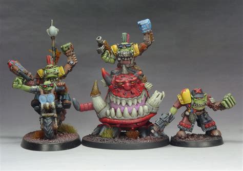 Leadplague Ork Boss On Giant Squig And Unreleased Ork Casualty