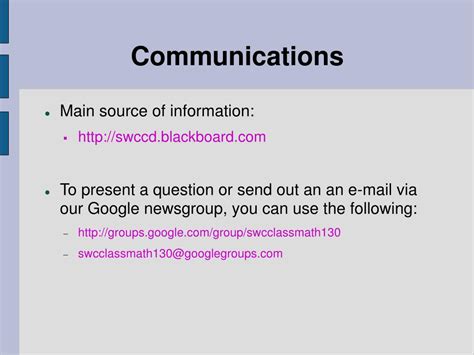 ppt math 130 introduction to computing course overview lecture 00 monday august 20 2007