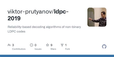 Github Viktor Prutyanovldpc 2019 Reliability Based Decoding