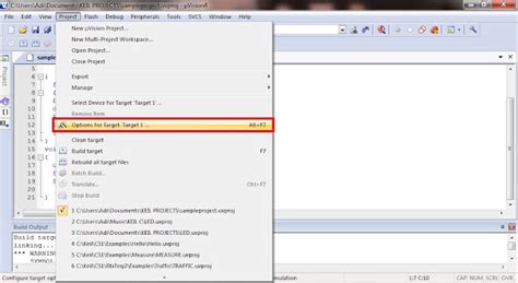 Digital Ivision Labs Procedure Of Creating Hex File In Keil Uvision