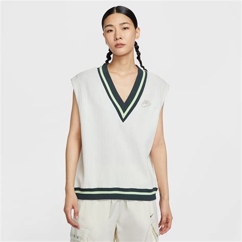 White Vests Nike Jp