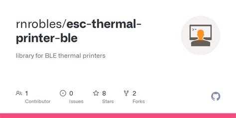 Github Rnroblesesc Thermal Printer Ble Library For Ble Thermal Printers