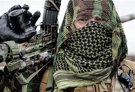 Close Up Of Army Sniper With Face Photograph By Oleg Zabielin Fine Art America