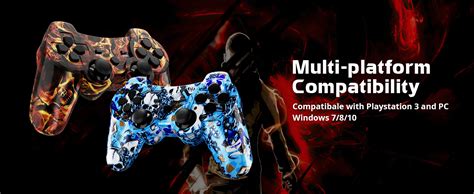 Kujian Controller For Ps3 Wireless Controller For Playstation 3 6 Axis Dual