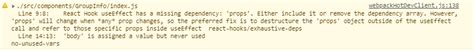 Javascript React Problem On Using Props Inside Useeffect Stack