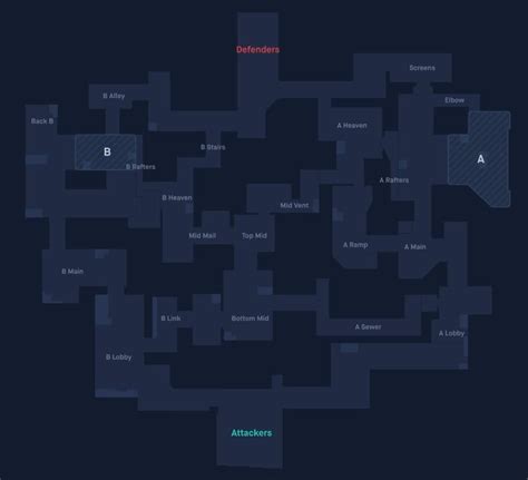 Valorant Icebox Map Layout