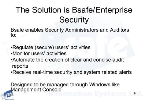 Oz Global Software Inc Bsafe Presentation 1