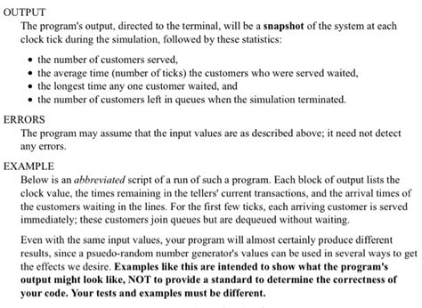 Solved Title Queueing Simulation Introduction A Queue Is A