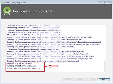 Android Emulator WARNING HAXM Is Installed Please Install HAXM To Fix