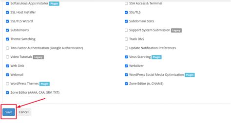 How To Use Feature Manager In Whm Qualispace Knowledge Base