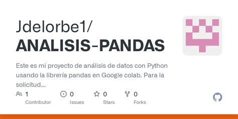 Github Jdelorbe1analisis Pandas Este Es Mi Proyecto De Análisis De