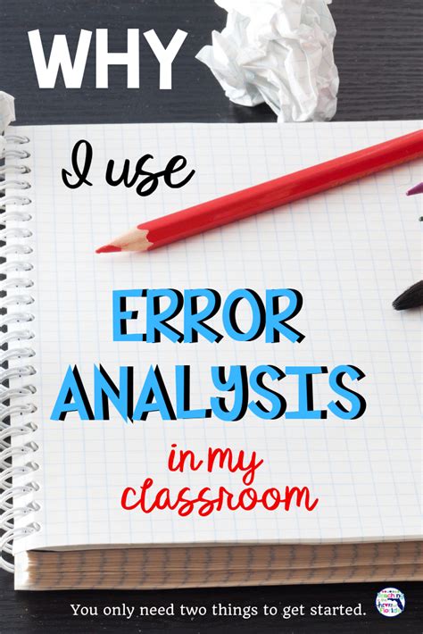 Error Analysis In Math Will Keep Your Students Highly Engaged With