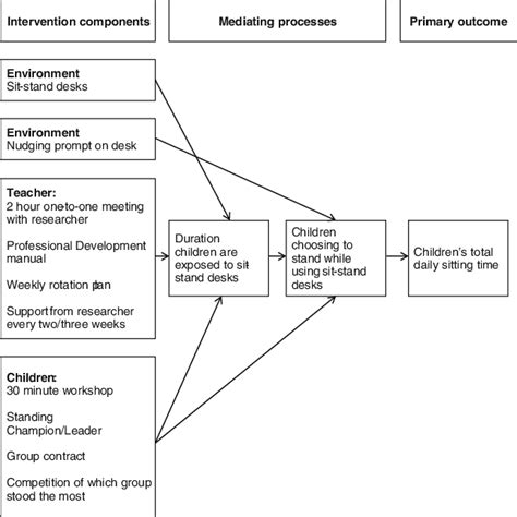 A Simplified Logic Model Linking The Stand Out In Class Intervention Download Scientific