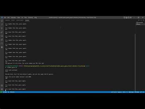 Github Sathishkannan Number Guess Game Project Freecodecamp A Text Based Number Guessing