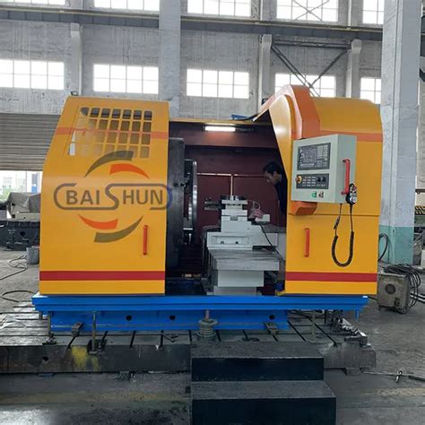 Automatic Feed Cnc Flange Lathe Face Repair Machine Metal Turning Facing Lathe Flange Repair