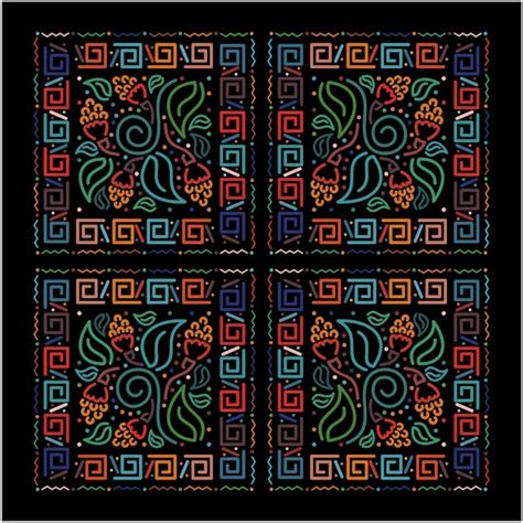 Premium Vector Ethnic Pattern Vector Design Concept
