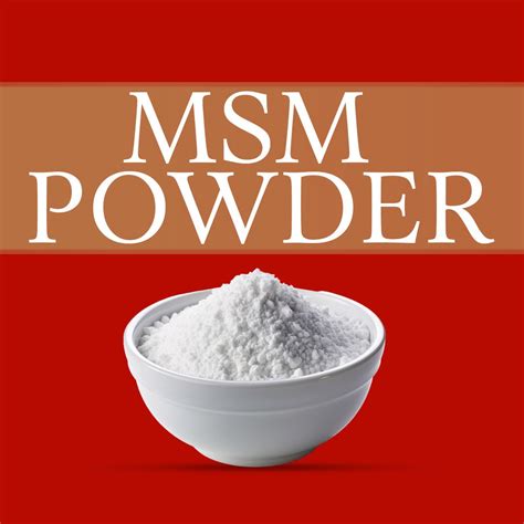 Msm Powder Methylsulfonylmethane Wholesale Health Food Distributor