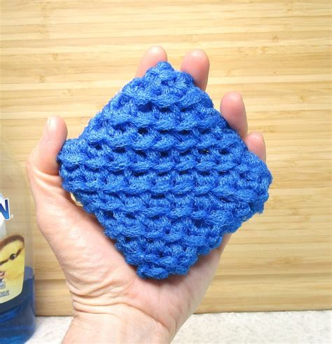 Scrubber Pattern Square Scrubbie Pattern Kitchen Cleaning Aid