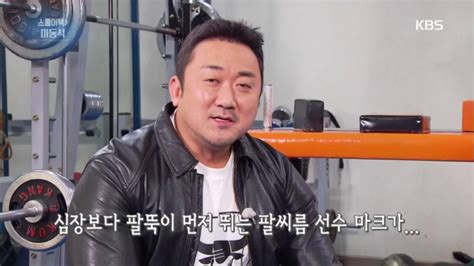 다음연예 어마무시한 팔뚝요정 마동석 연예가 중계 1714회