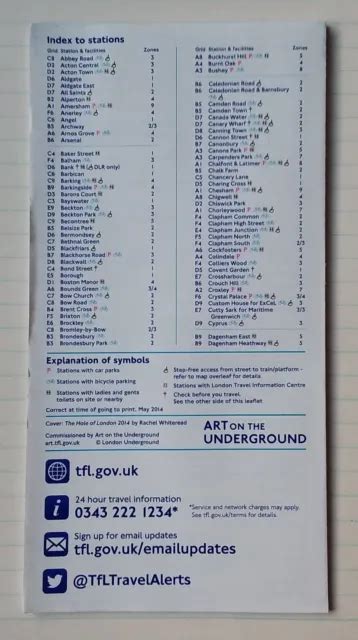 London Underground Tube Map May 2014 Tfl Transport For London Railway