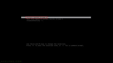 Install Centos Stream 9 Workstation Gnome Gui
