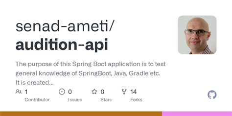 Github Senad Ametiaudition Api The Purpose Of This Spring Boot Application Is To Test