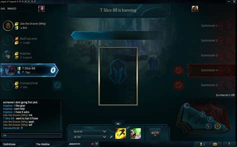 Client Bugglitch During Champion Select Rleagueoflegends