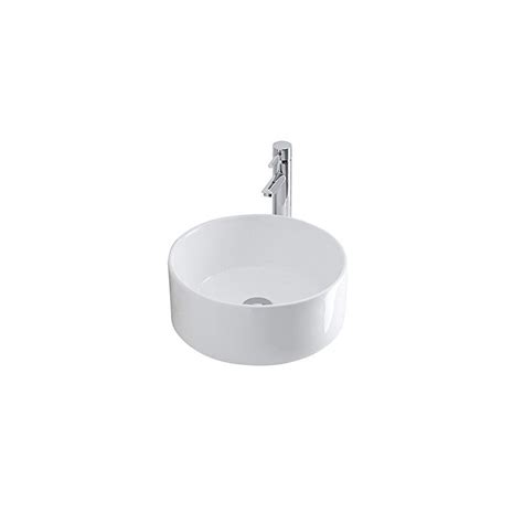 Home Supplies Round Ceramic Cloakroom Basin Hand Washing Sink Modern
