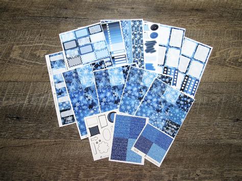 Snowflake Weekly Choose Your Kit Craft Penguin Planner