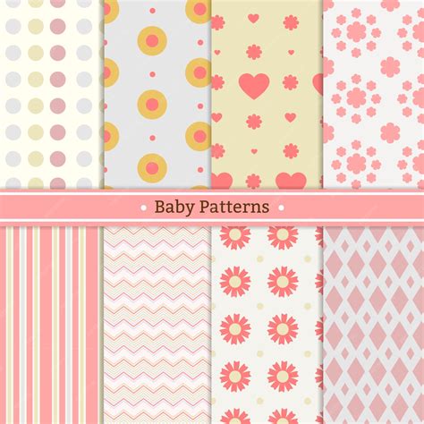 Free Vector Variety Of Cute Patterns