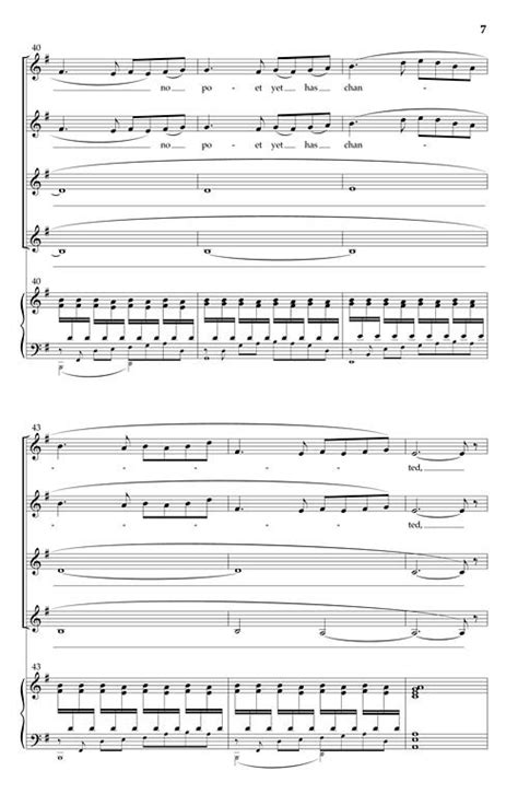 Song Of The Universal Von Ola Gjeilo Frauenchor Noten
