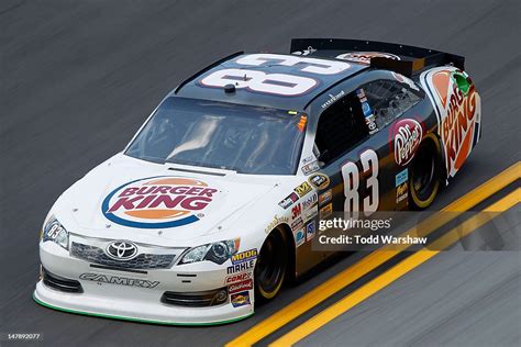 Landon Cassill Drives The Burger King Dr Pepper Toyota During News