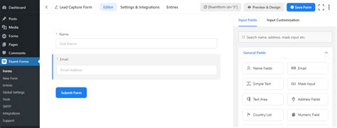 fluent forms to api wpgetapi