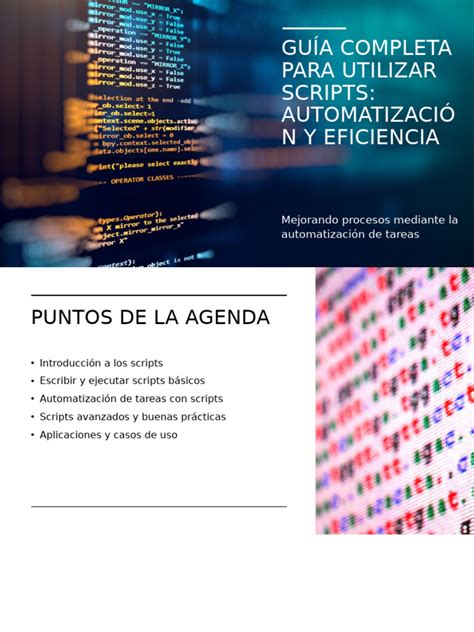 Guía Completa Para Utilizar Scripts Pdf Lenguaje De Escritura Lenguaje De Programación