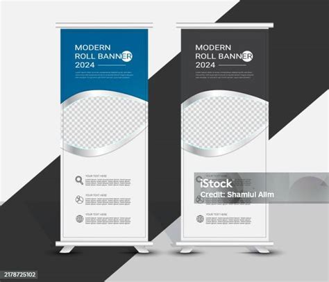 프리미엄 파란색과 노란색 롤업 배너 템플릿 디자인 현대 X 배너 스탠드 배너 풀 배너 광고 프리젠 테이션 디스플레이 커버 전단지 포스터 0명에 대한 스톡 벡터 아트 및 기타