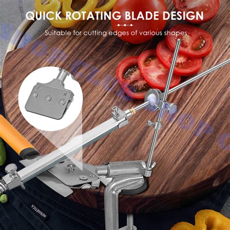 Ruixin Pro Knife Sharpener Set Fixed Angle With 4 Stones Tool Plus