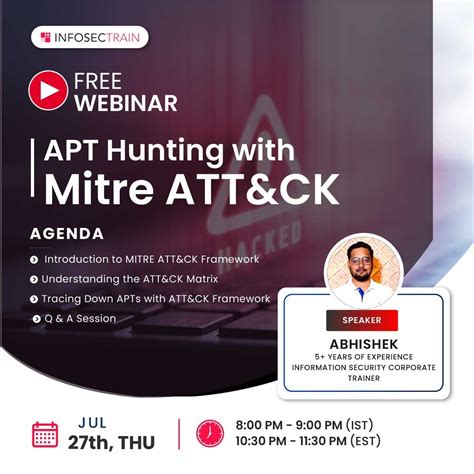 Mitre Training Freewebinar Freemasterclass Course Attack Cybersecurity