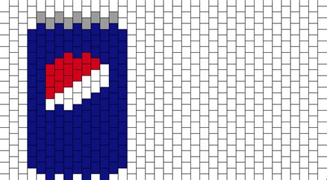 Pepsi Can Pony Bead Patterns Food Kandi Patterns For Kandi Cuffs