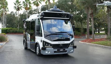 Karsans Fully Electric Autonomous E Jest Hits The Roads In The Us